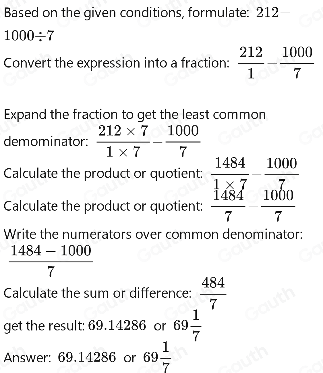 Solved: The boiling point of water at sea level is 212 degrees ...