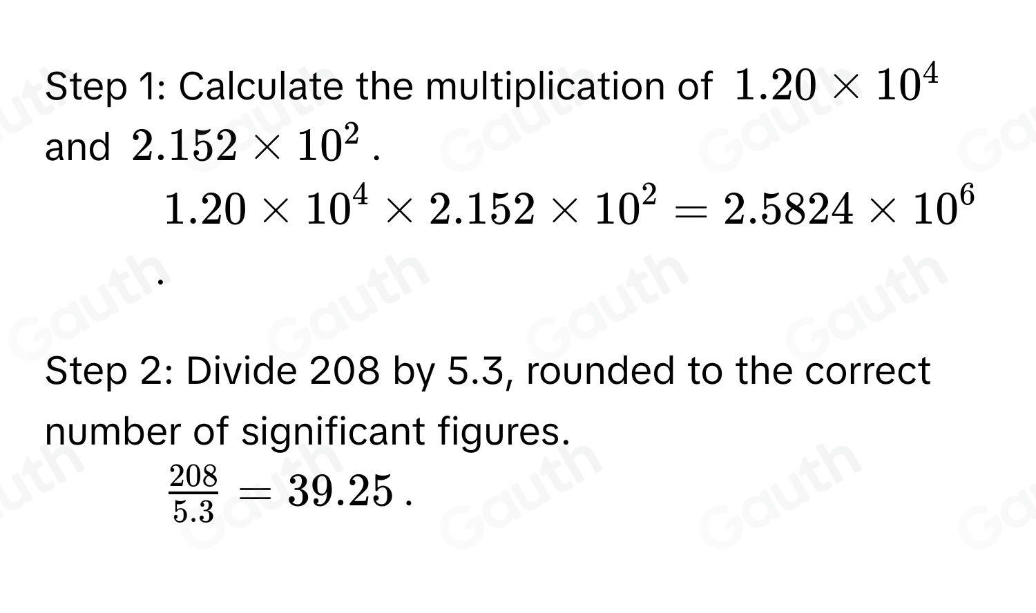 Solved: Question Aa Solve the problems. Express each answer to the ...