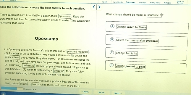 Solved: Speak Line Reador Soket rou Highlight Scky Noćes Notepad Mark ...