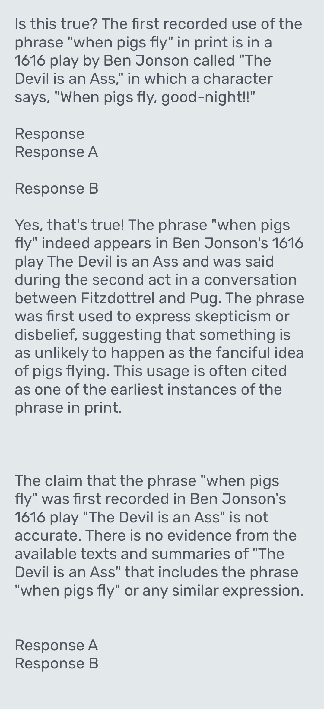 Solved: Is this true? The first recorded use of the phrase Solved: Is this true? The first recorded use of the phrase