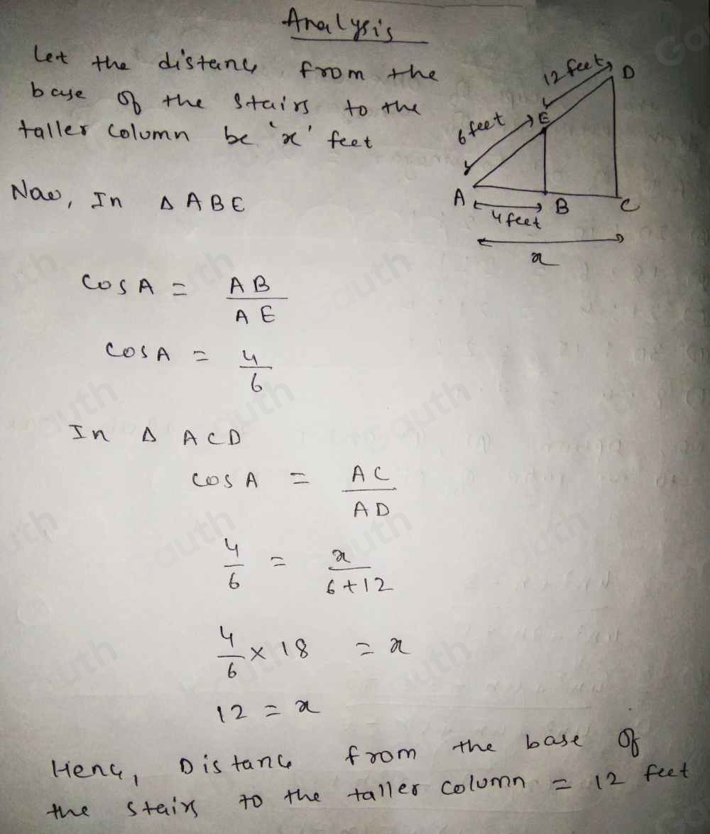 Solved: Type the correct answer in the box. A flight of stairs is ...