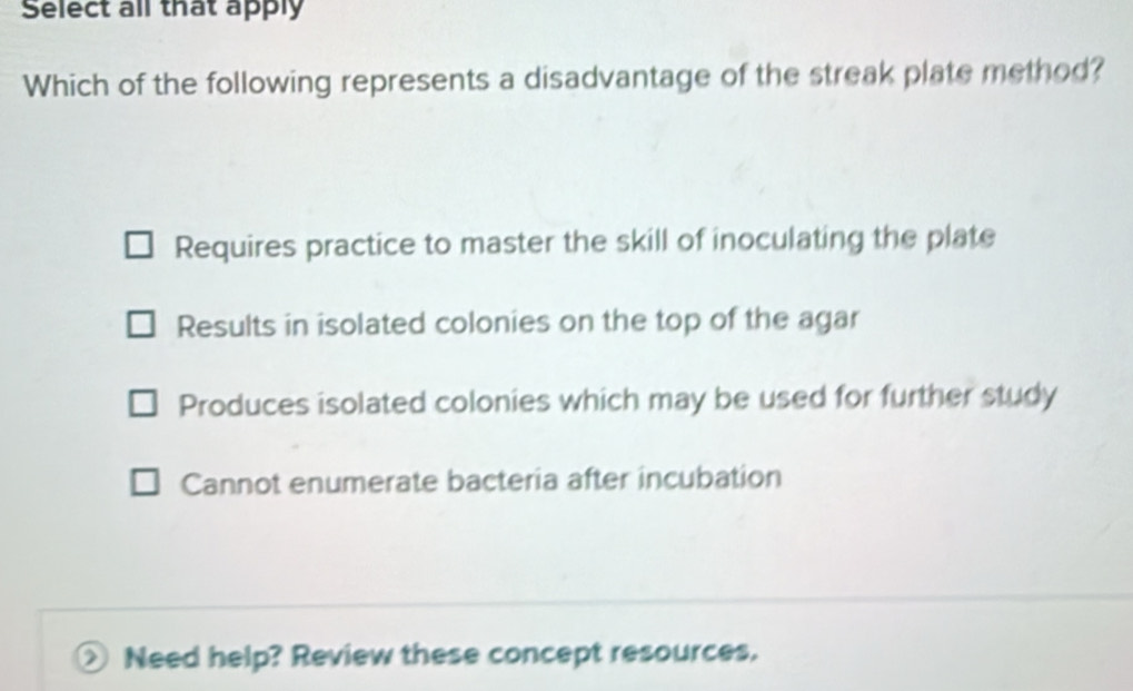 Solved: Select all that apply Which of the following represents a ...