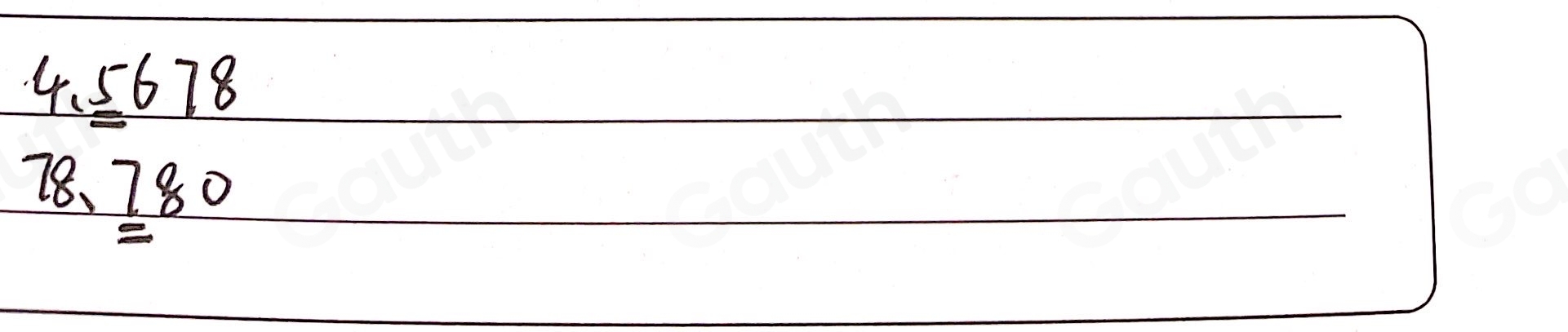 Solved: Il- For each decimal, underline the digit in the tenths place. 6. 4.5678 7. 78.780 [Math]
