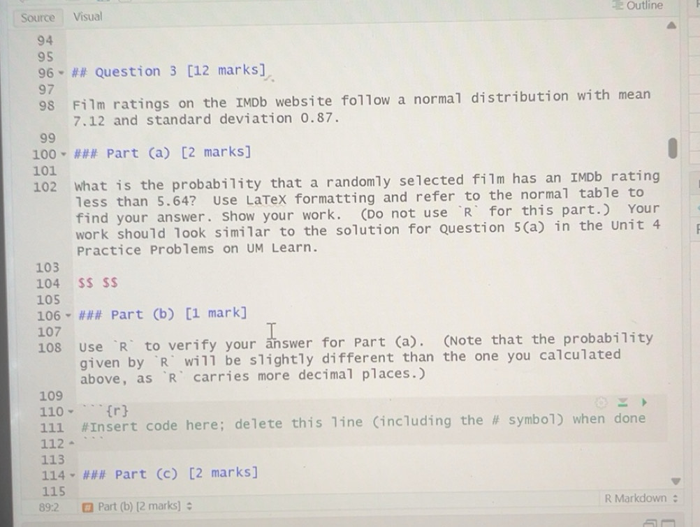 Solved: Outline Source Visual 94 95 96 ## Question 3 [12 marks] 97 98 ...