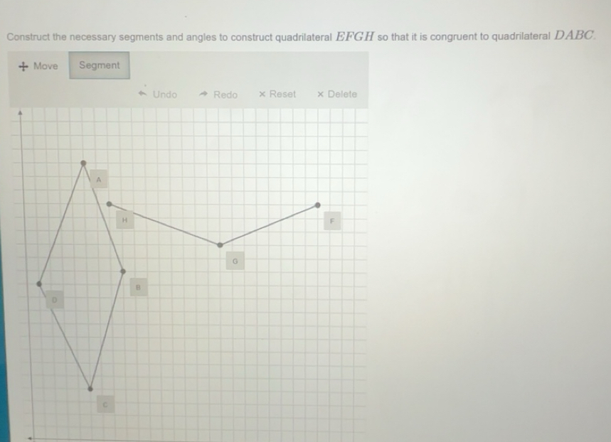 Solved: Construct the necessary segments and angles to construct ...