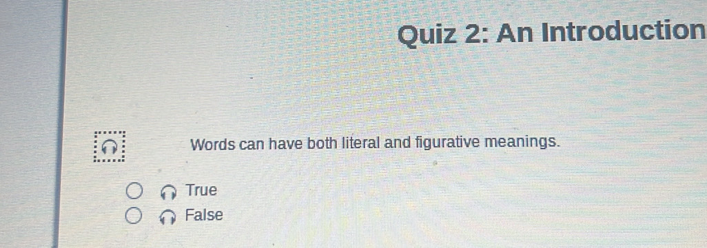 An Introduction Words can have both literal and figurative meanings ...