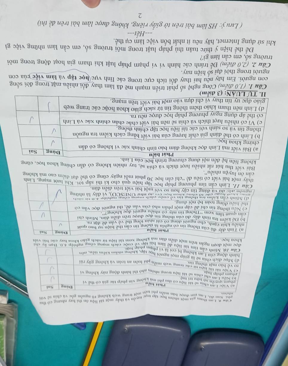 Giải quyết:Cau A Lan tham gia một nhóm học tập trực tuyển và thấy một ...