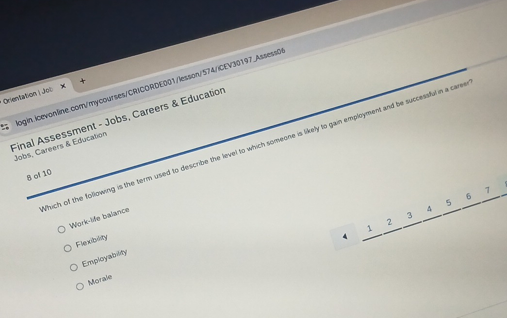 Solved: Orientation| Job Final Assessment - Jobs, Careers & Education ...
