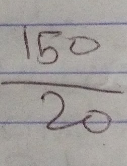 Solved: 150/20 [Math]