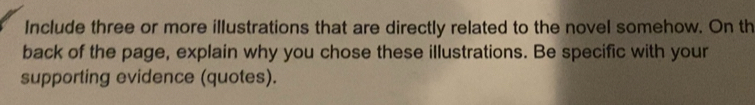 Solved: Include three or more illustrations that are directly related ...
