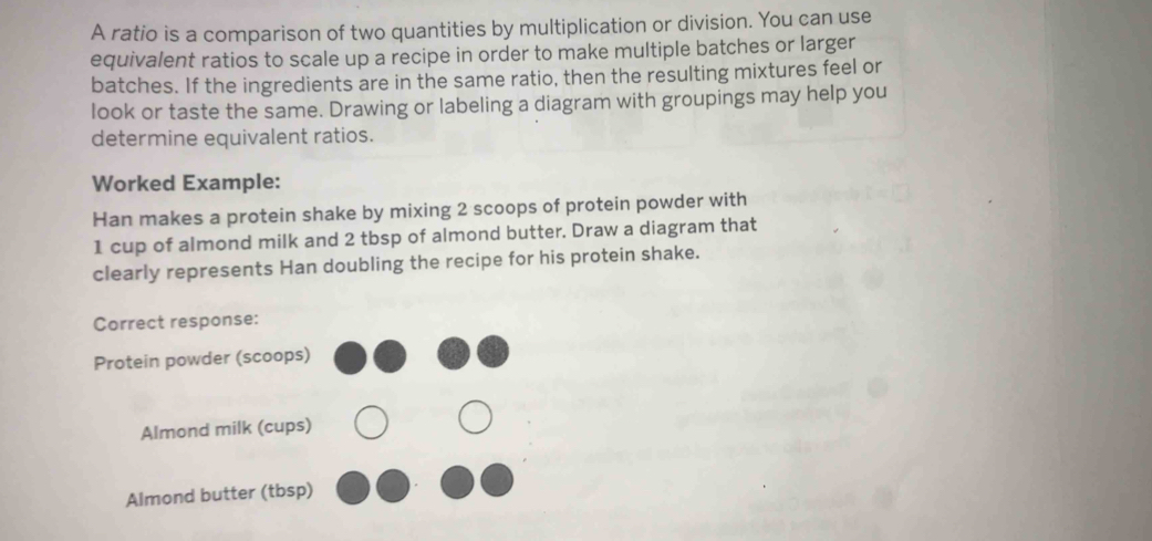 Solved: A ratio is a comparison of two quantities by multiplication or ...