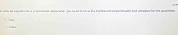 Solved: POS a wnim an equation for a proportional relationship, you ...