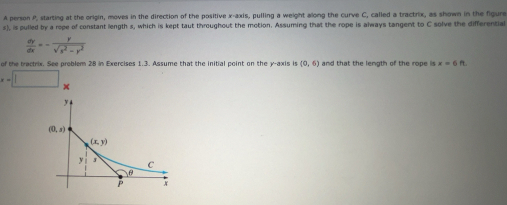 Solved: A person P, starting at the origin, moves in the direction of ...