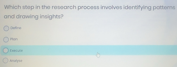 Selesai:Which step in the research process involves identifying ...