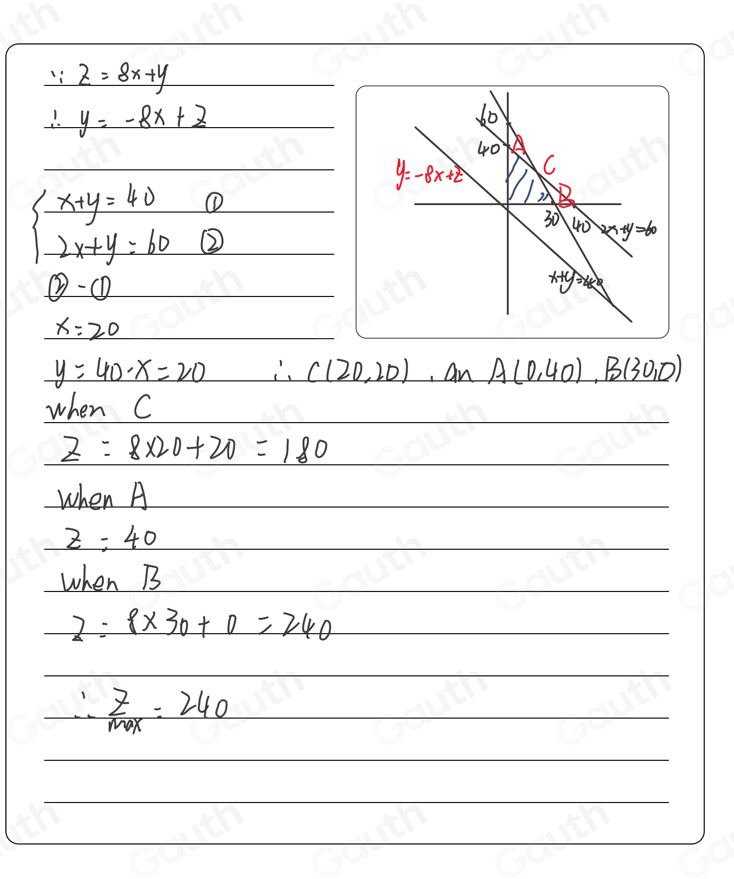 Solved: Solve the given linear programming problems graphically: 1 ...