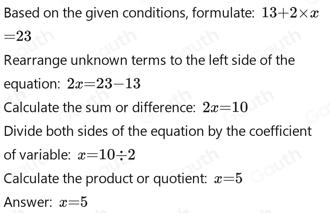 Solved: The sum of two numbers is 23 , and their difference is 13. What ...