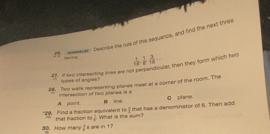 Solved: eralize Describe the rule of this sequence, and find the next ...