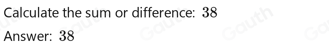 Solved: 23+15= [Math]