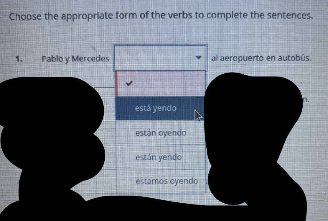 Solved: Choose the appropriate form of the verbs to complete the ...