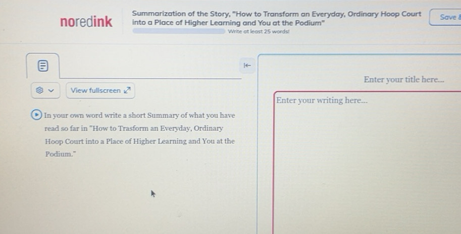 Solved: Summarization of the Story, "How to Transform an Everyday ...