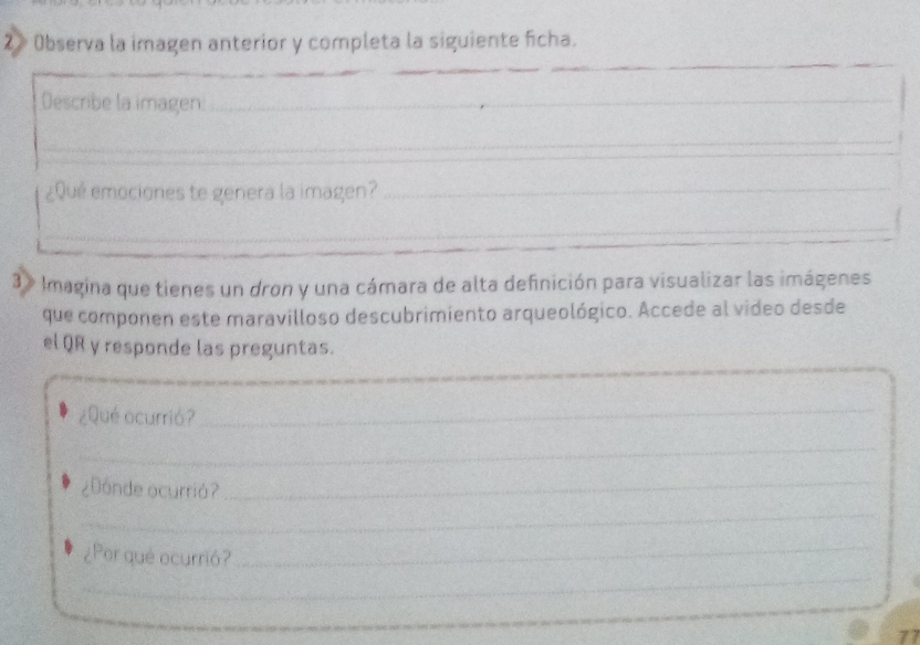 Resuelto:Observa la imagen anterior y completa la siguiente ficha ...