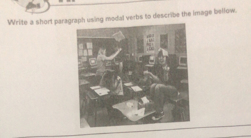 Resuelto:Write a short paragraph using modal verbs to describe the ...