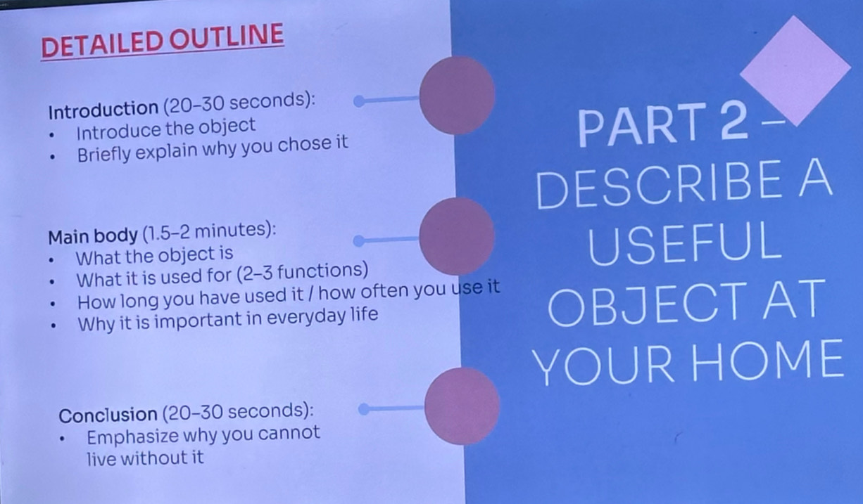 Giải quyết:DETAILED OUTLINE Introduction (20-30 seconds): Introduce the ...