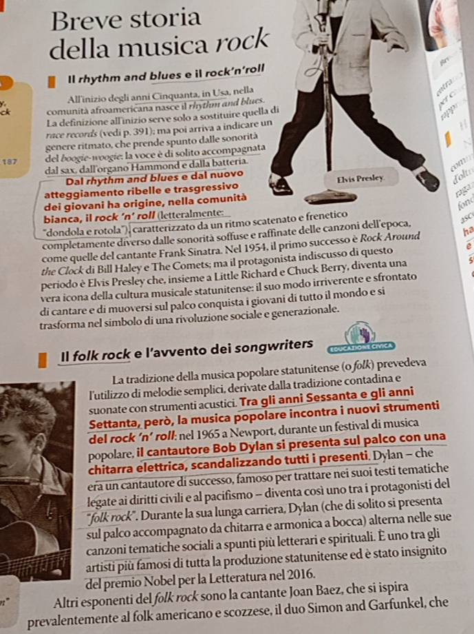 Risolto:Breve storia della musica roc ll rhythm and blues e il rock’n ...