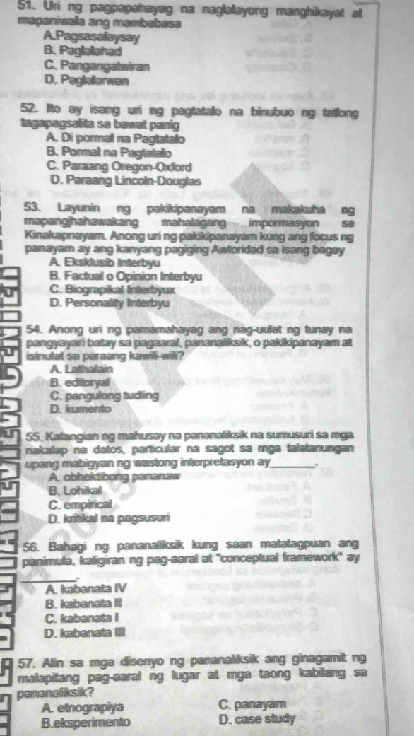 Solved: Uri ng pagpapahayag na naglallayong manghikayat at mapaniwala ...