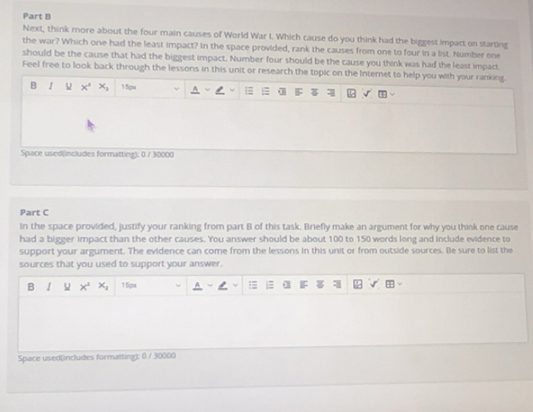 Solved: Next, think more about the four main causes of World War I ...