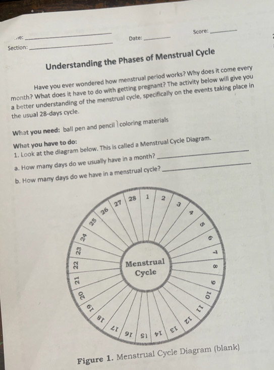 Solved: Score: _ .,1e: Date: _ Section: _ Understanding the Phases of ...