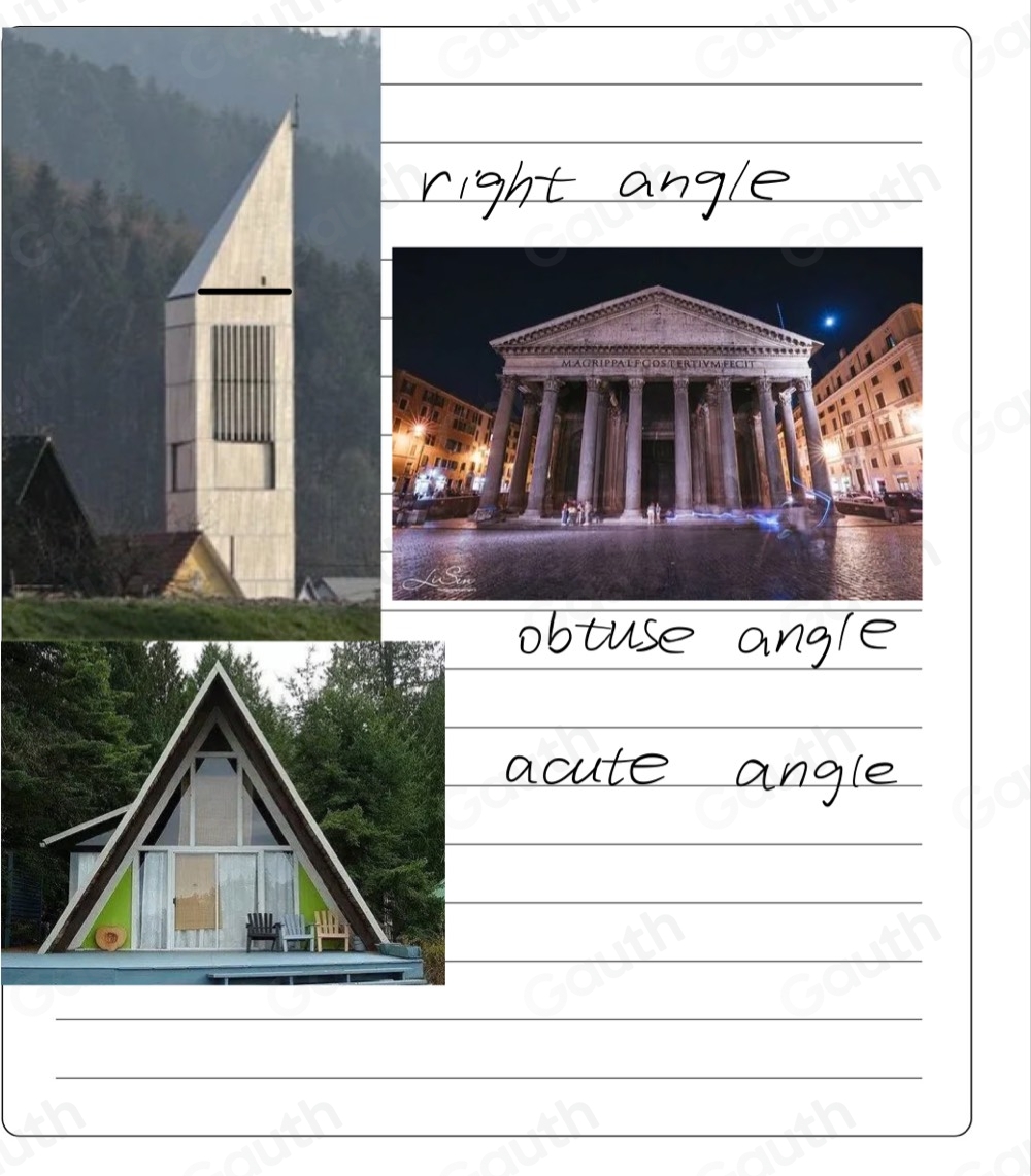 Solved: Find examples of 3 different triangles in art or architecture ...