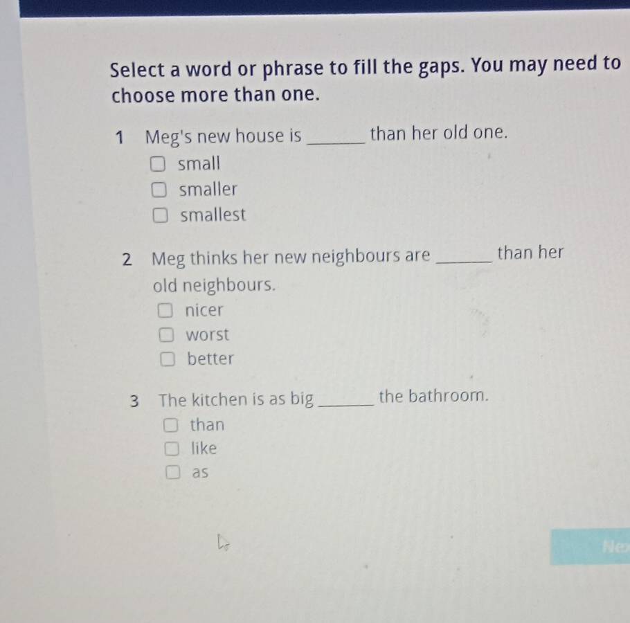 Resuelto:Select a word or phrase to fill the gaps. You may need to ...