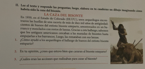 Resuelto:Lee el texto y responde las preguntas; luego, elabora en tu ...