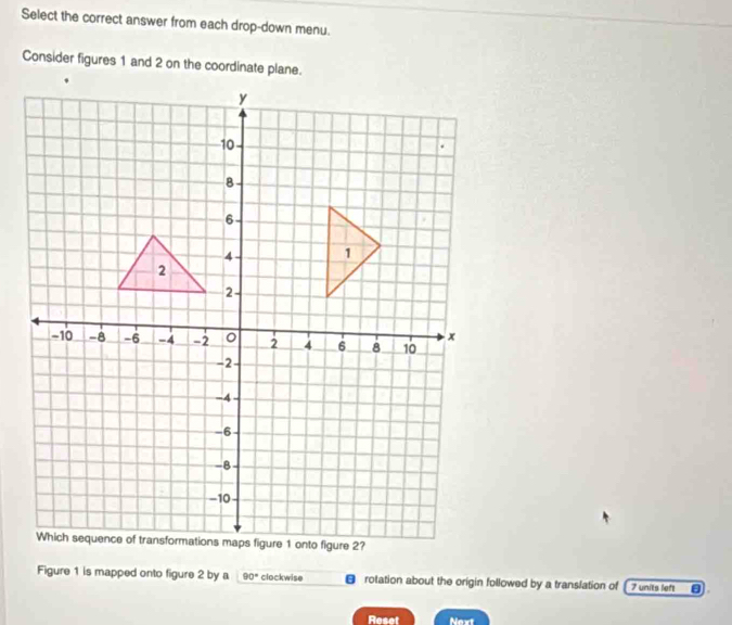 Solved: Select the correct answer from each drop-down menu. Consider figures 1 and 2 on the ...
