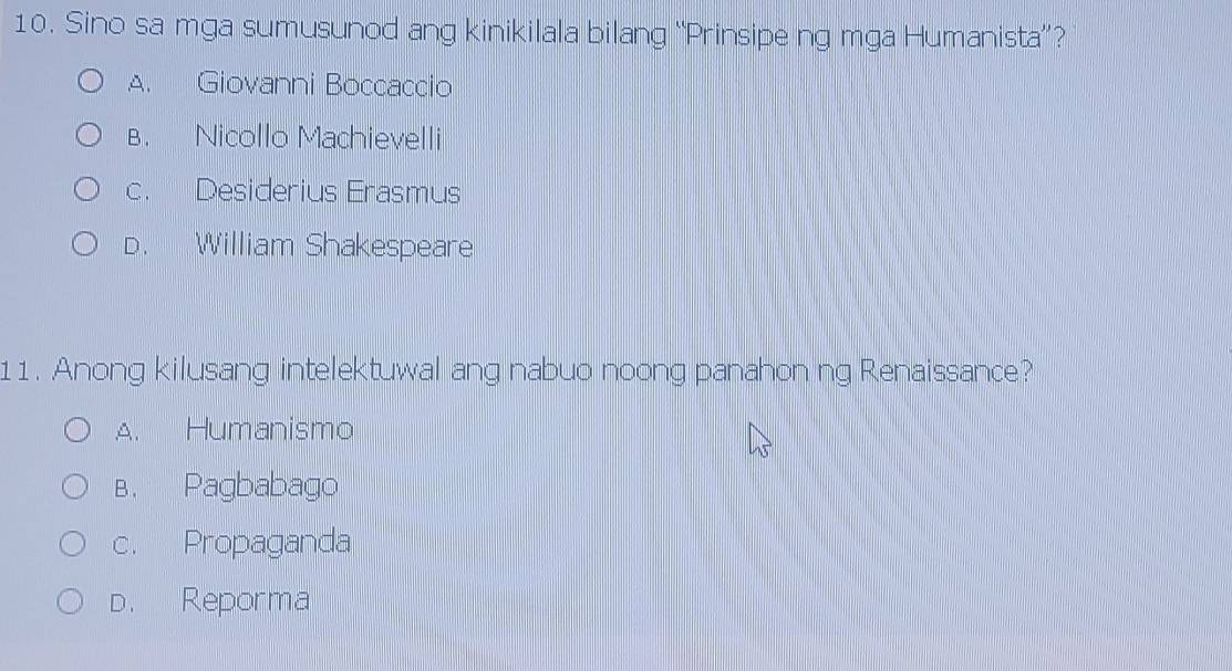 Solved: Sino sa mga sumusunod ang kinikilala bilang “Prinsipe ng mga ...