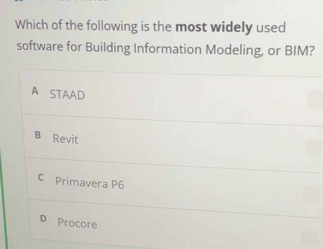 Solved: Which of the following is the most widely used software for ...