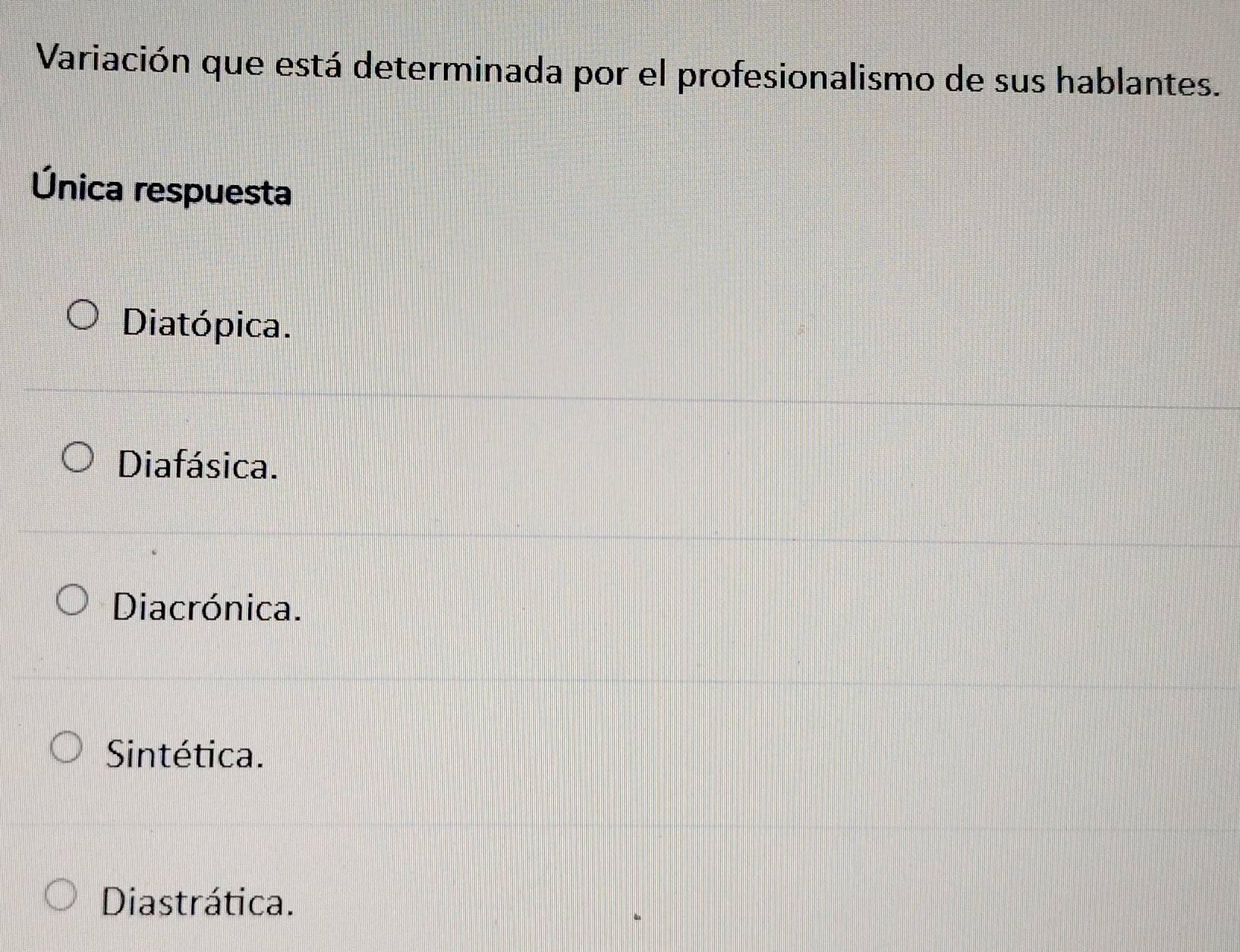 Resuelto:Variación que está determinada por el profesionalismo de sus ...