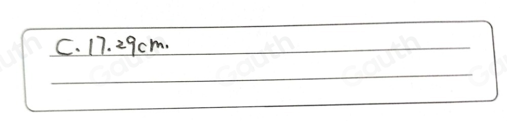 Solved: The area of a triangle inscribed in a circle of radius 9 cm. is ...