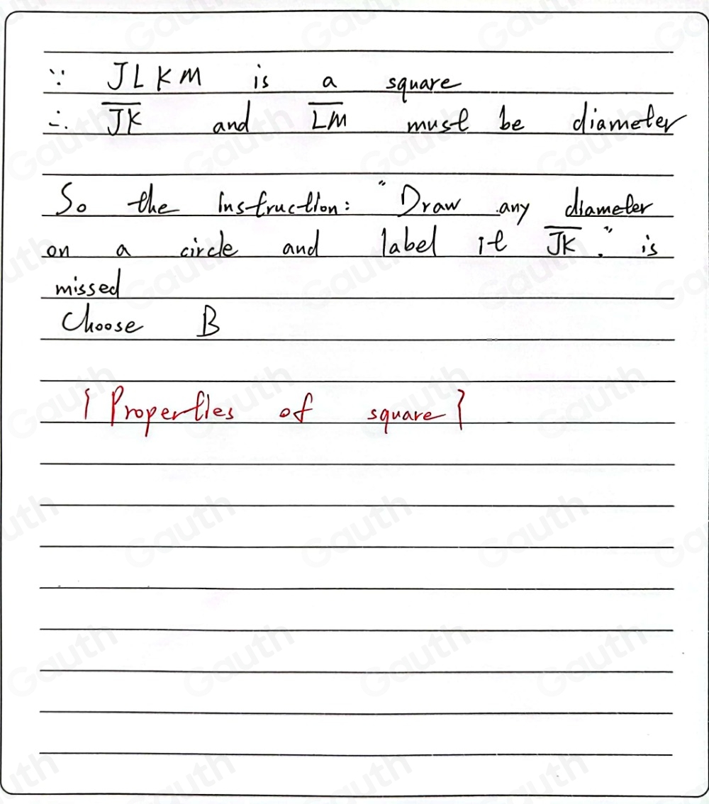 Solved: Select the correct answer. In her notebook, Pia wrote these ...