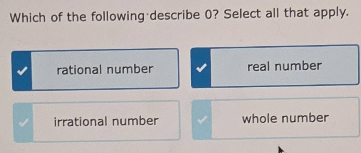 Solved: Which of the following describe 0? Select all that apply ...