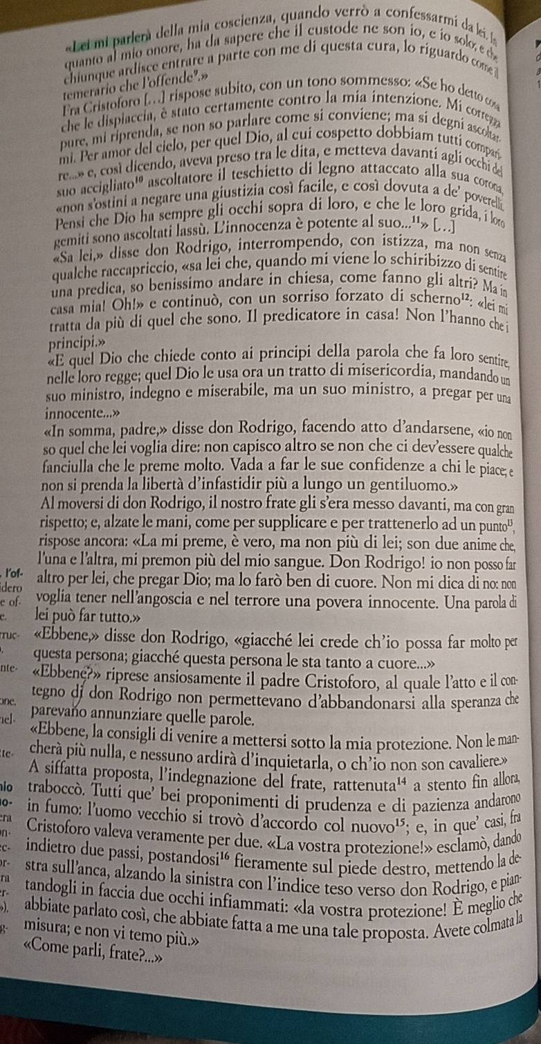 Risolto:Lei mi parlera della mia coscienza, quando verrò a confessarmi ...