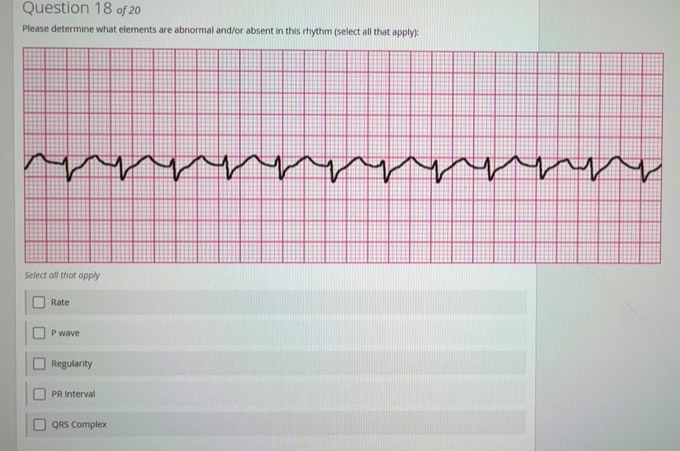 Solved: Please determine what elements are abnormal and/or absent in ...