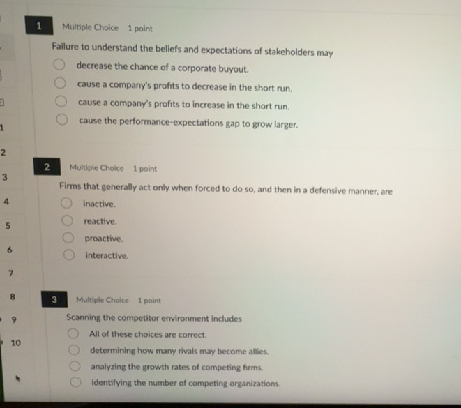 Solved: Failure to understand the beliefs and expectations of ...