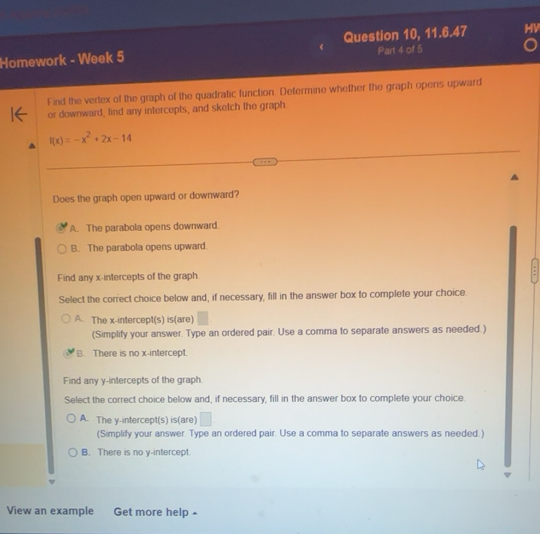 Solved: Question 10, 11.6.47 Homework - Week 5 Part 4 of 5 Find the ...