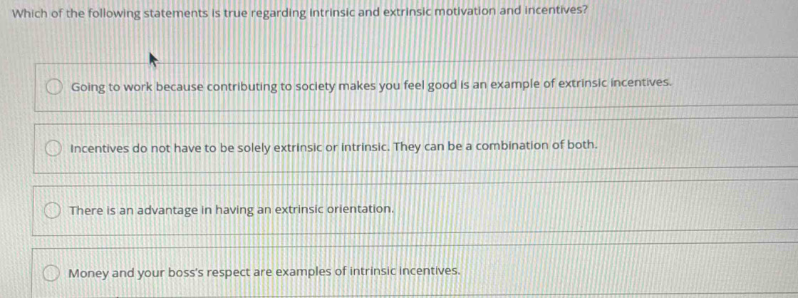 Solved: Which of the following statements is true regarding intrinsic ...