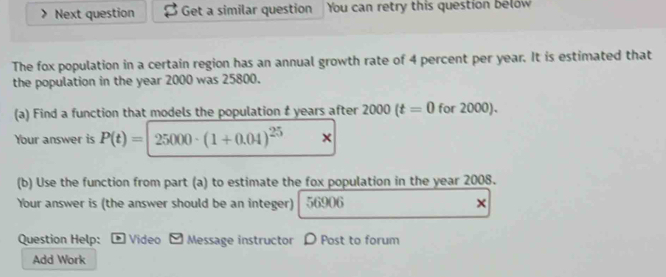 Solved: Next question Get a similar question You can retry this ...