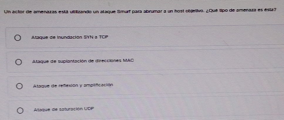 Resuelto:Un actor de amenazas está utilizando un ataque Smurf para ...