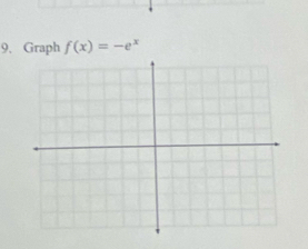 Solved: Graph f(x)=-e^x [Math]