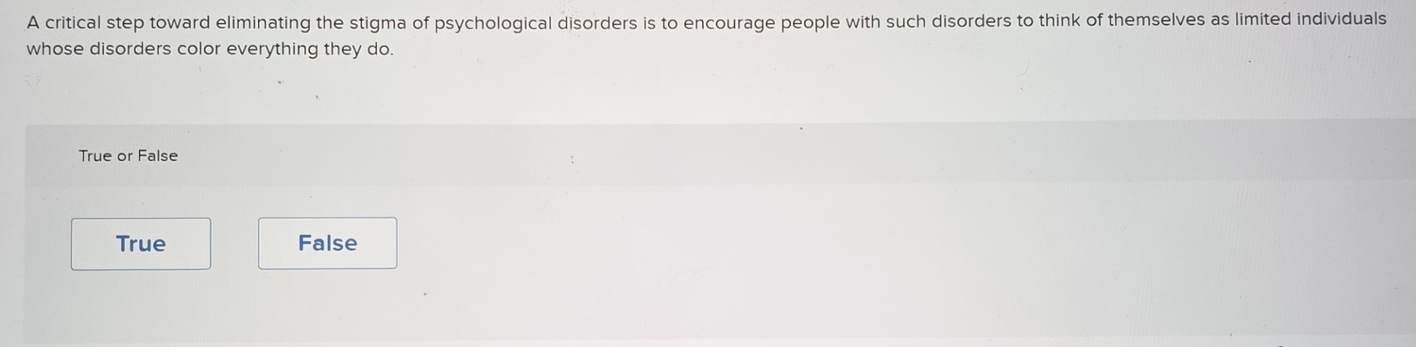 Solved: A critical step toward eliminating the stigma of psychological ...